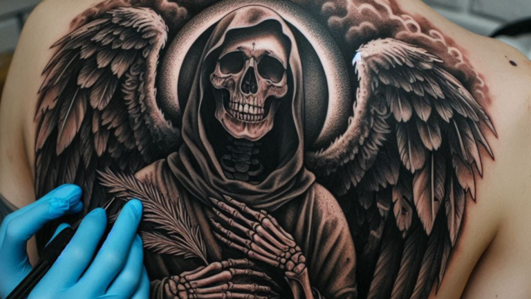 Angel of Death Tattoo Meaning - That's Scary! - tattoopassionate.blog