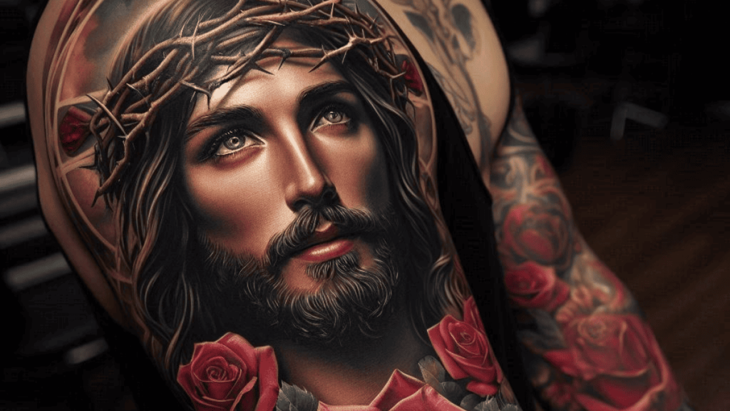 9 Mind Blowing Jesus Sleeve Tattoo Ideas! - tattoopassionate.blog
