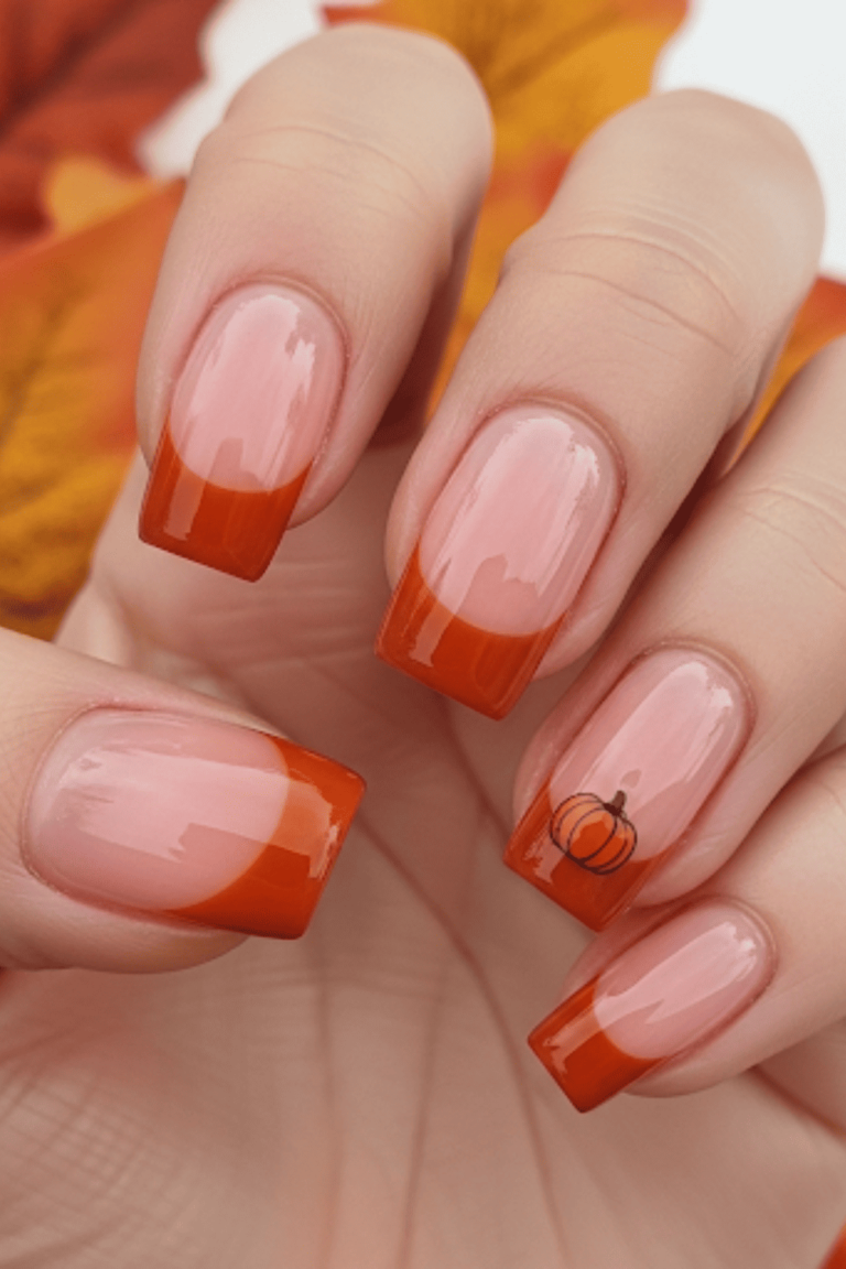10+ Stunning October Nails For You! - tattoopassionate.blog